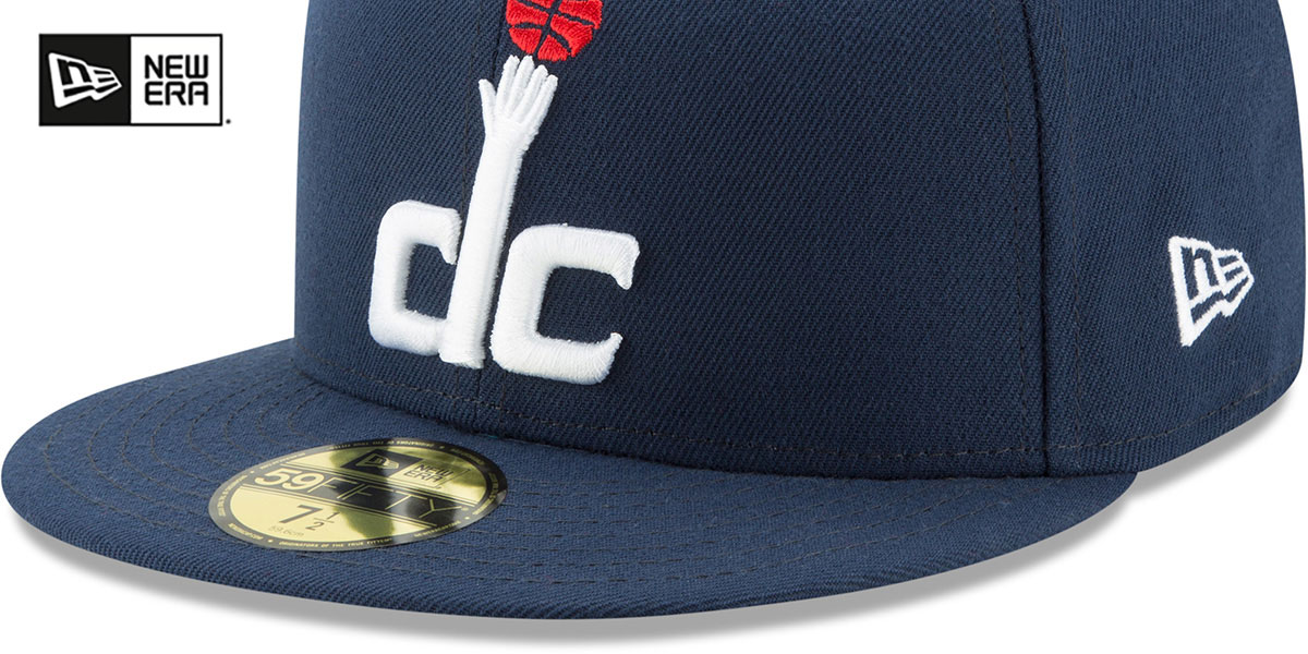 Washington Wizards NBA TEAM-BASIC Navy Fitted Hat by New Era