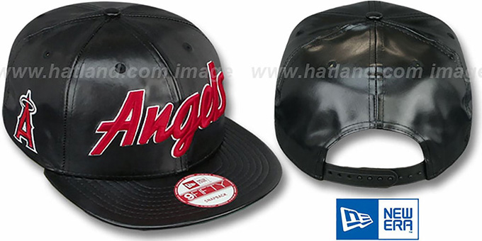 Los Angeles Angels REDUX SNAPBACK Black Hat by New Era