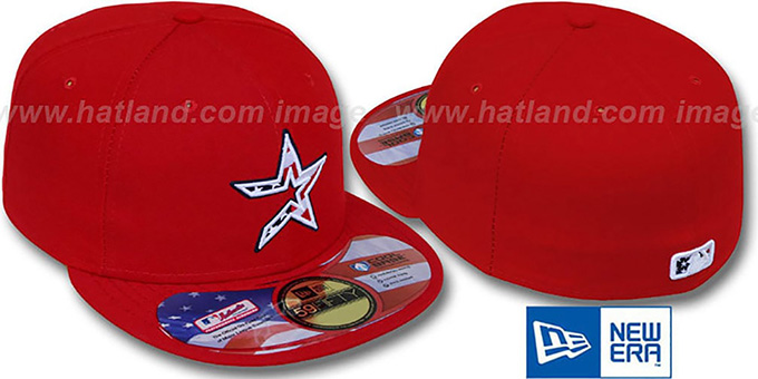 Astros STARS N STRIPES Red Hat by New Era