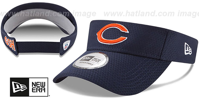 Chicago Bears 2017 NFL TRAINING VISOR Navy by New Era