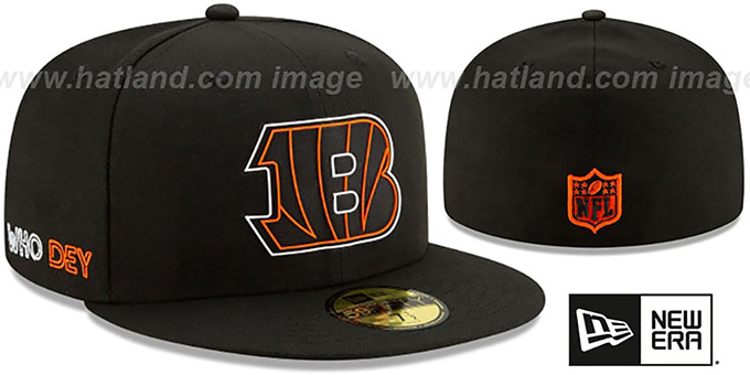 Cincinnati Bengals 2020 NFL VIRTUAL DRAFT Black Fitted Hat