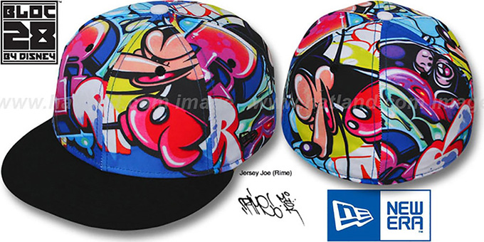 Bloc 28 GRAFITTI MICKEY Multi Fitted Hat by New Era