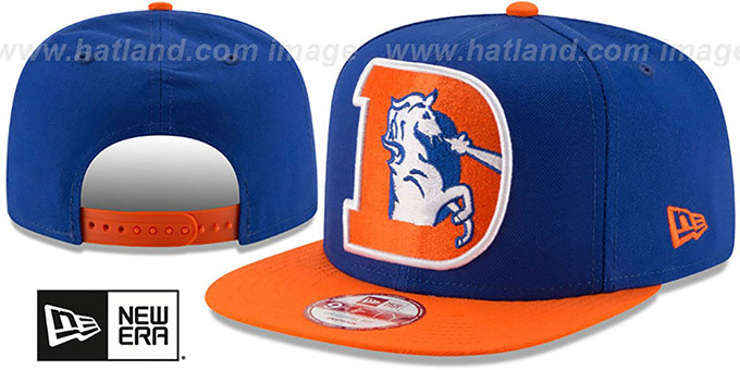 Broncos LOGO GRAND REDUX TB SNAPBACK Royal-Orange Hat