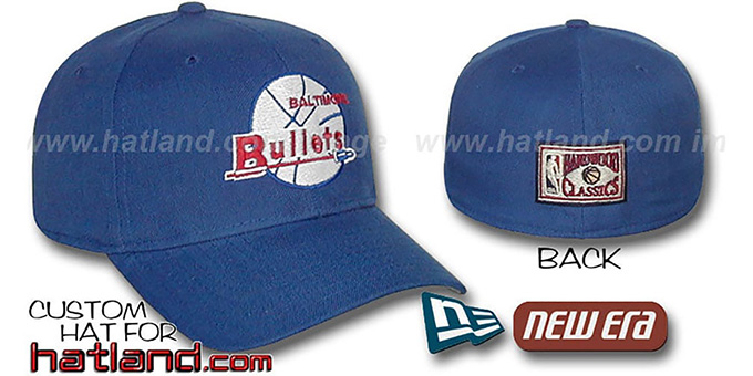 Bullets BASIC HARDWOOD Fitted Hat by New Era - royal