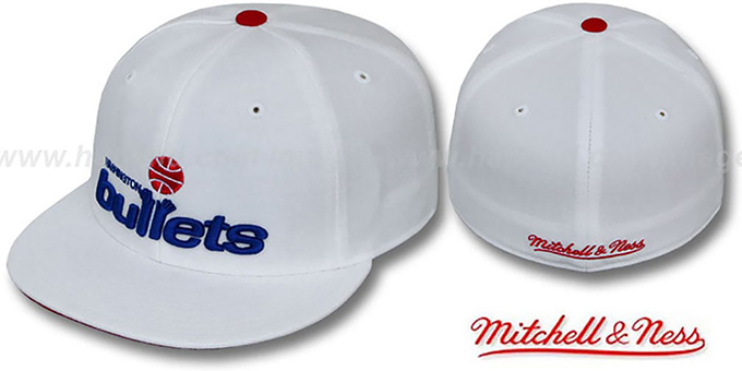 Bullets CLASSIC THROWBACK White Fitted Hat