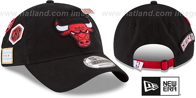 Chicago Bulls 2018 NBA DRAFT STRAPBACK Black Hat by New Era