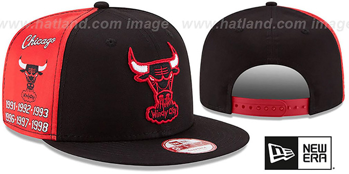 Bulls PANEL PRIDE SNAPBACK Hat by New Era