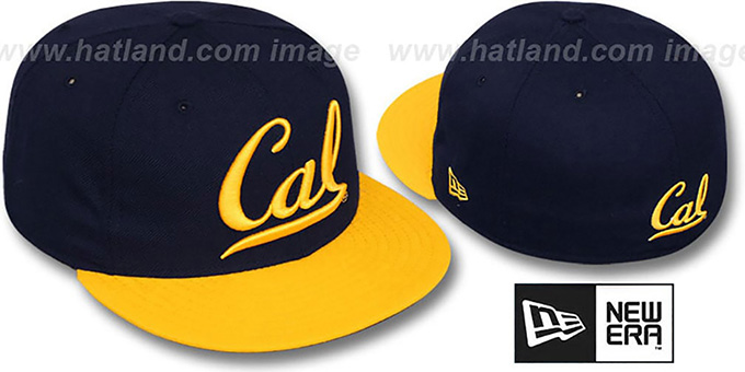 Cal 2T NCAA-BASIC Navy-Gold Fitted Hat by New Era