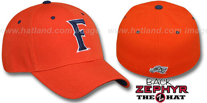Cal State DH Fitted Hat by Zephyr - orange