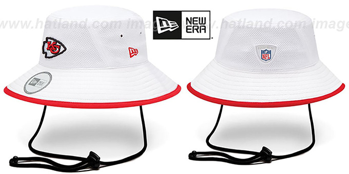 Chiefs 2014 NFL TRAINING BUCKET White Hat by New Era