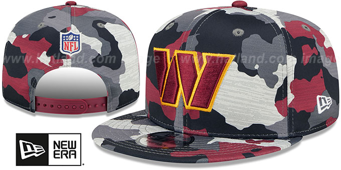 Washington Commanders 2022 CAMO NFL TRAINING CAMP SNAPBACK Hat