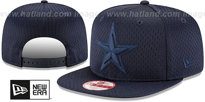 Cowboys JERSEY MESH TONAL SNAPBACK Navy Hat by New Era