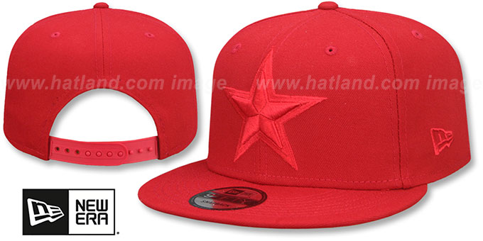 Dallas Cowboys TEAM-BASIC SNAPBACK Red-Red Hat by New Era