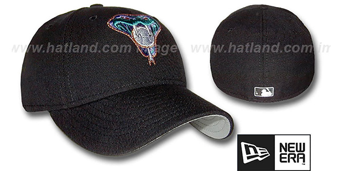 Arizona Diamondbacks Black BP Fitted Hat