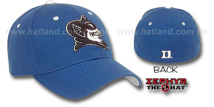 Duke DHS Fitted Hat by ZEPHYR - royal