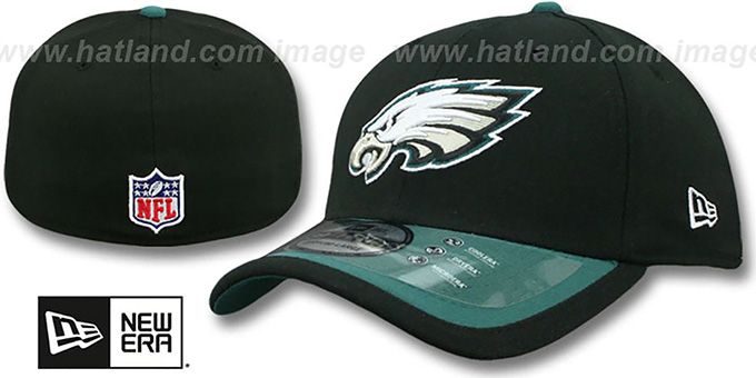 Eagles 2015 NFL STADIUM FLEX Black-Green Hat by New Era