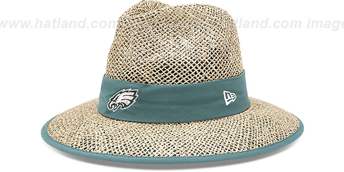 Eagles NFL TRAINING STRAW Hat by New Era