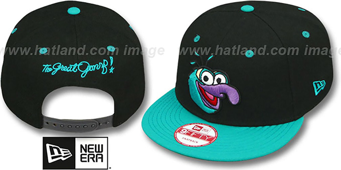 Gonzo MUPPETS Black-Teal Snapback Hat by New Era