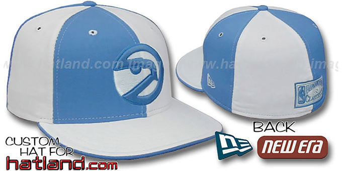 Hawks HW PINWHEEL Columbia-White Fitted Hat by New Era
