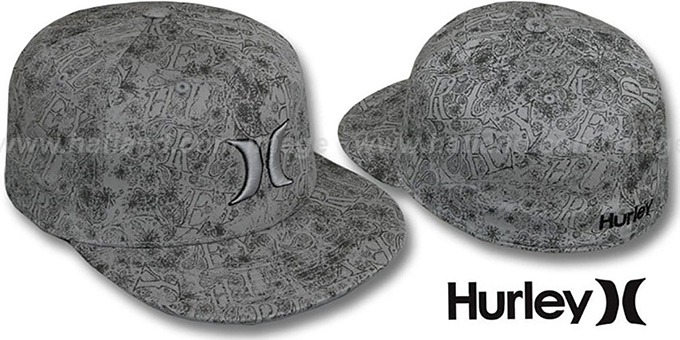 Hurley CROOKLYN FLEX Grey Hat