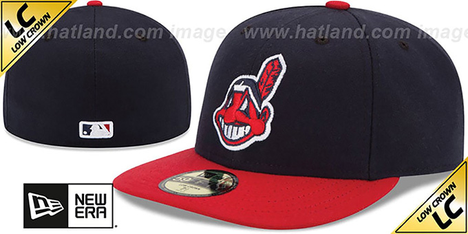 Indians LOW-CROWN HOME Fitted Hat by New Era