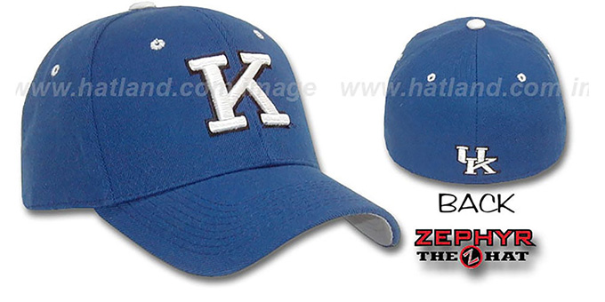 Kentucky DH Fitted Hat by ZEPHYR - royal