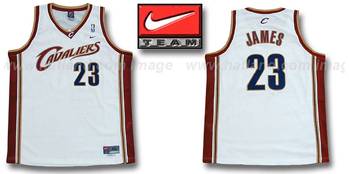 LeBron James SWINGMAN Jersey by Nike - white