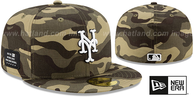 New York Mets 2021 ARMED FORCES STARS N STRIPES Hat