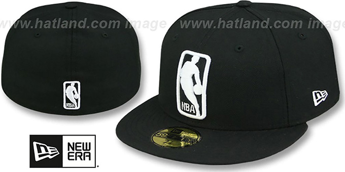 NBA LOGOMAN Black-White Hat by New Era