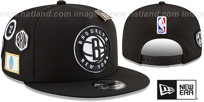 Nets 2018 NBA DRAFT SNAPBACK Black Hat by New Era