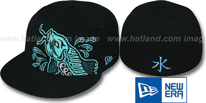 New Era ELEMENTS WATER Black Fitted Hat