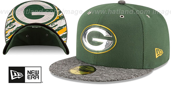 Green Packers 2016 NFL DRAFT Fitted Hat by New Era