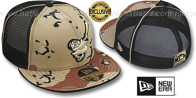 Padres COOP DESERT STORM MESH-BACK Fitted Hat by New Era