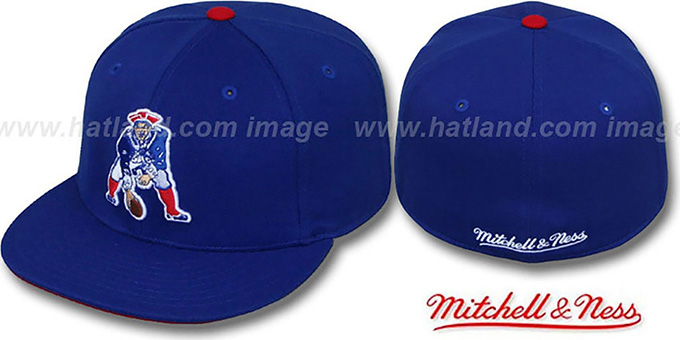 Patriots CLASSIC THROWBACK Royal Fitted Hat