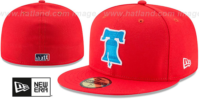 Philadelphia Philles 2017 MLB LITTLE-LEAGUE Red Fitted Hat