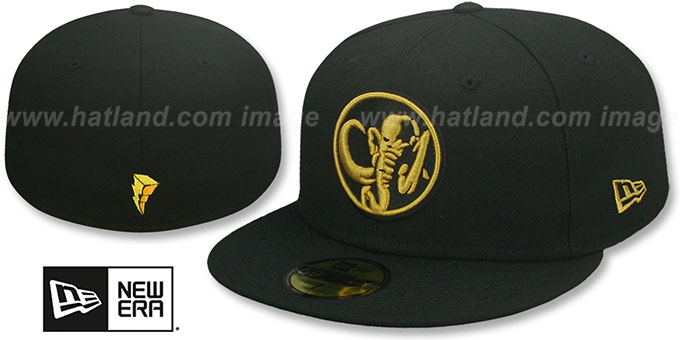 Power Rangers WOOLLY MAMMOTH Black Fitted Hat by New Era