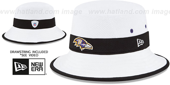 Baltimore Ravens 2015 NFL TRAINING BUCKET White Hat