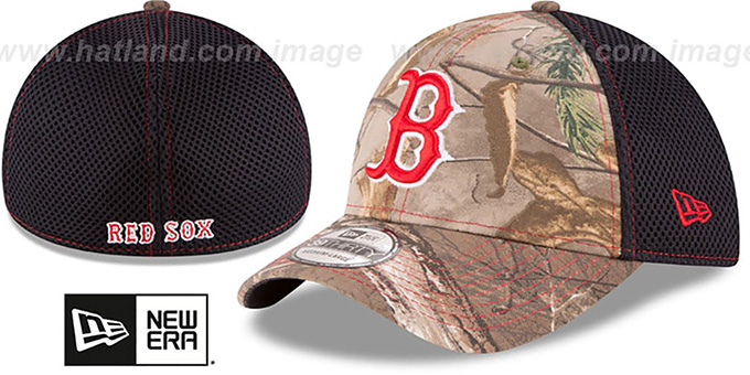 Boston Red Sox REALTREE NEO MESH-BACK Flex Hat by New Era