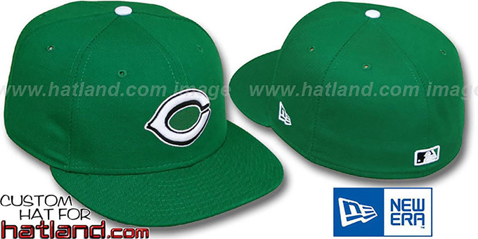 Reds St PATRICKS DAY Fitted Hat by New Era - green
