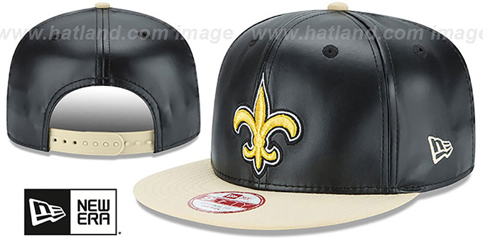 New Orleans Saints SMOOTHLY STATED SNAPBACK Black-Gold Hat