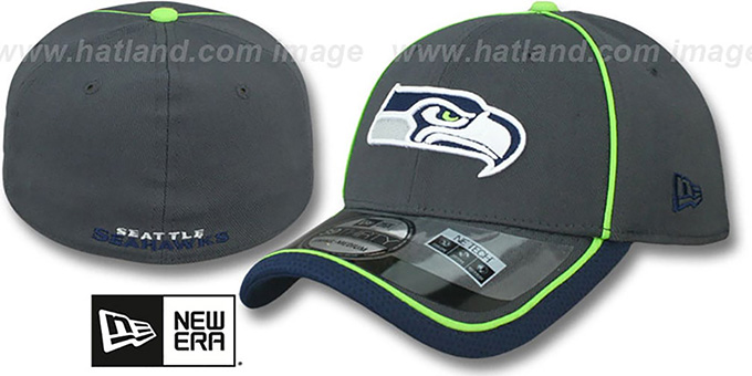Seahawks 2014 NFL STADIUM FLEX Grey Hat by New Era