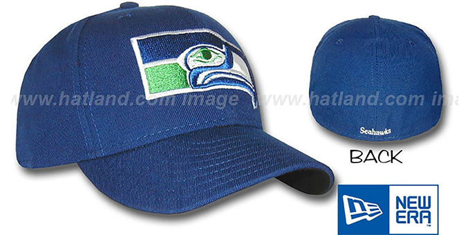 Seahawks TEAM LOGO Fitted Hat by New Era