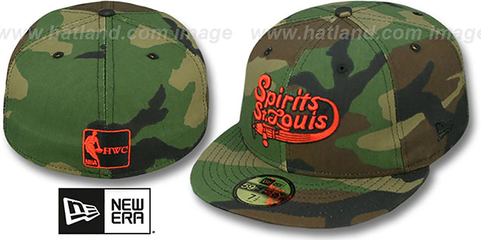 Spirits ABA ARMY CAMO Fitted Hat by New Era