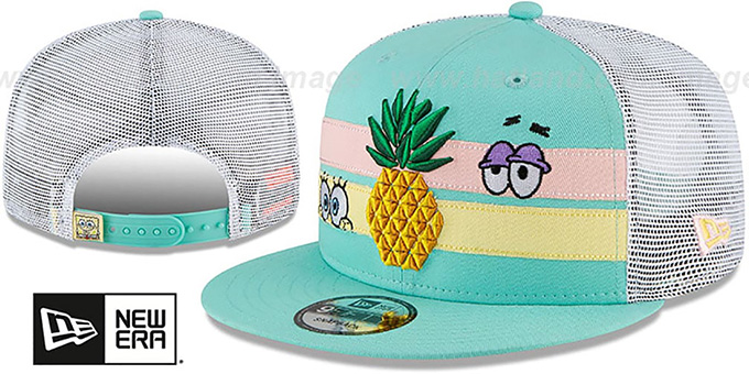 Sponge Bob ELEMENTS TRUCKER SNAPBACK Hat by New Era