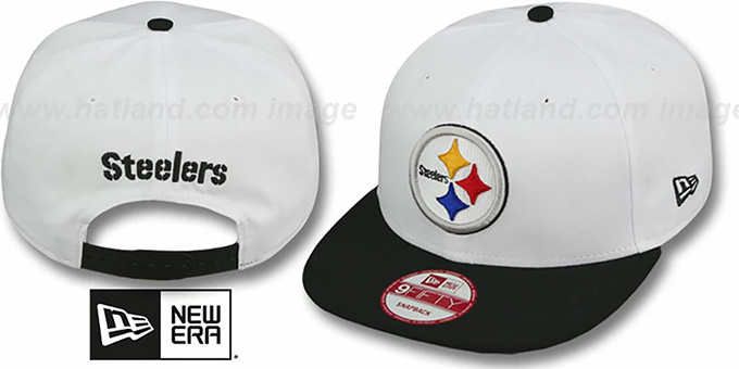 Pittsburgh Steelers WHITETOP SNAPBACK White-Black Hat