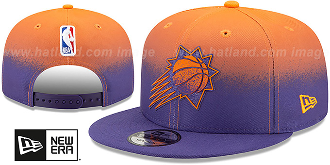 Phoenix Suns BACK HALF FADE SNAPBACK Hat by New Era