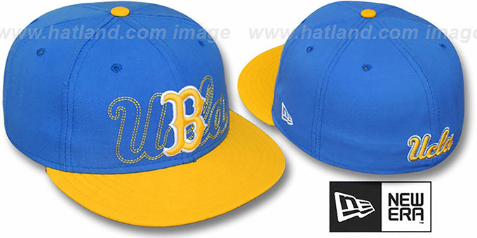 UCLA 2T SHADOW NCAA-BASIC Sky-Gold Fitted Hat by New Era