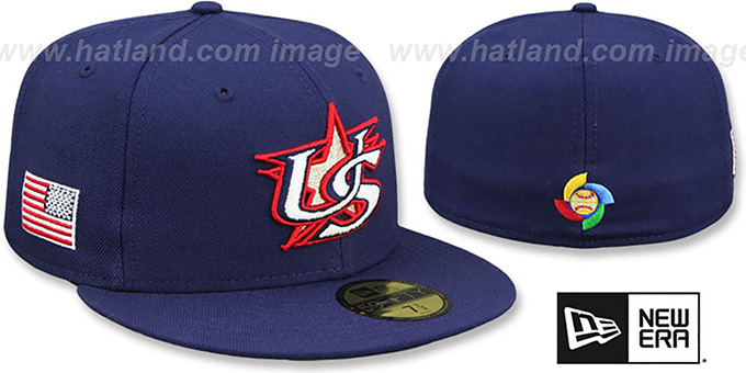 United States PERFORMANCE WBC-2 HOME Hat by New Era