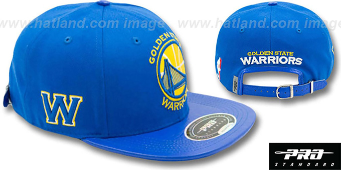 Warriors TEAM-BASIC STRAPBACK Royal Hat by Pro Standard