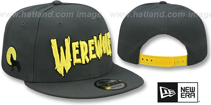 Werewolf HALLOWEEN COSTUME SNAPBACK Grey Hat by New Era